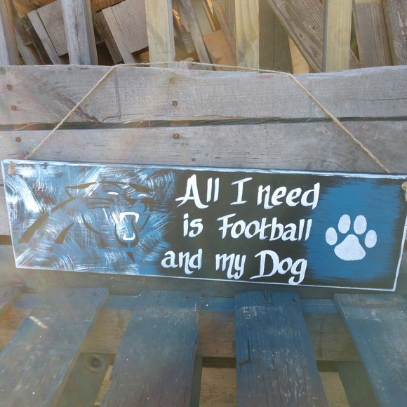 Etsy Artist | Other | Hand Made And Painted Panthers Sign | Poshmark